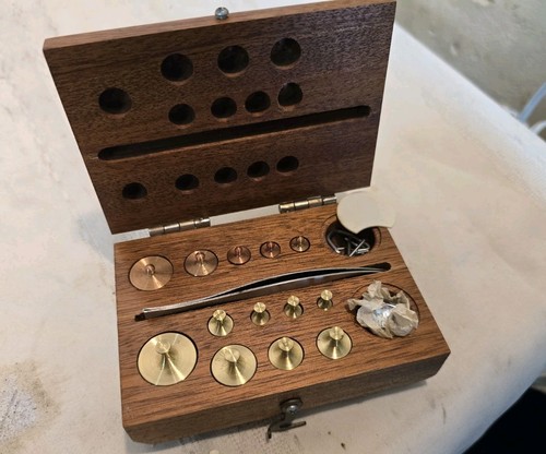 Christian Becker 13 Scale Weights for Torsion Balance Scale - Vintage ...