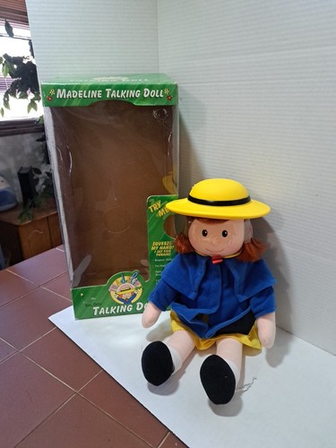 Vintage Madeline Talking Doll Original Box Working, Small Stain Spots ...