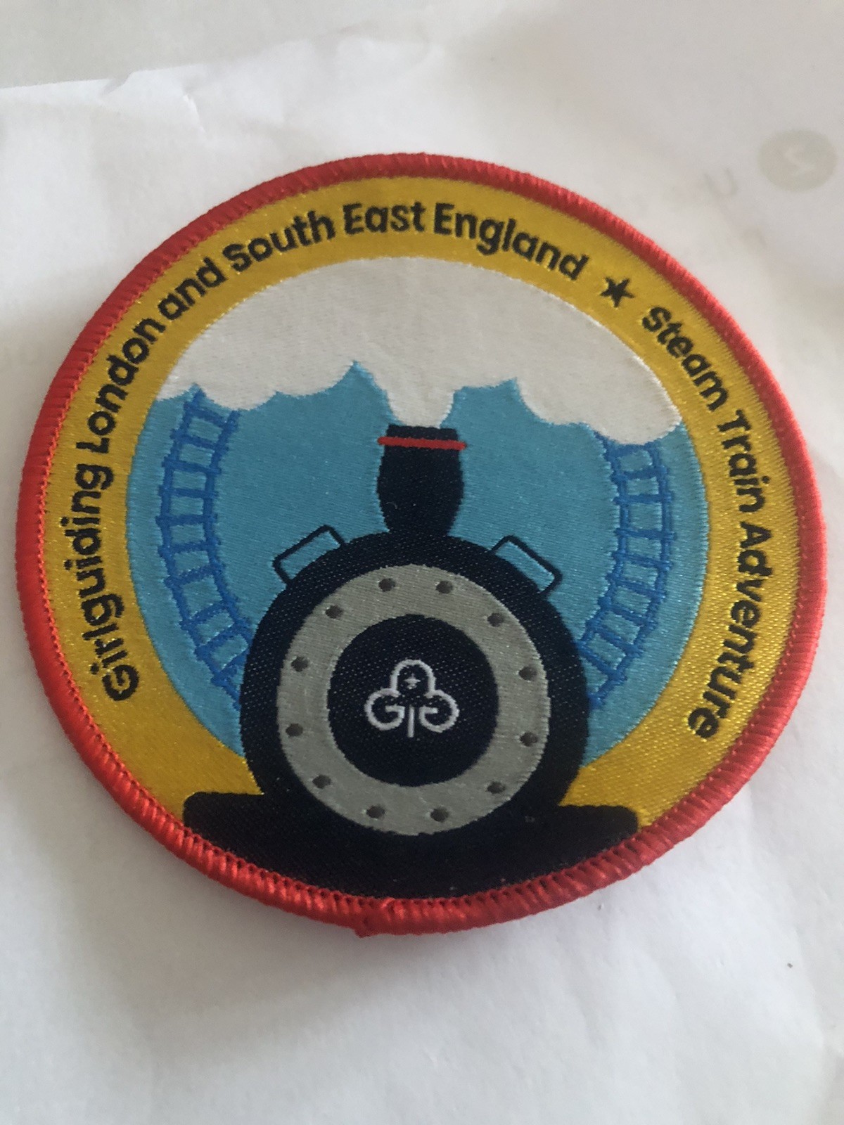 Girlguiding New Laser Steam Train Adventure Badge | eBay UK