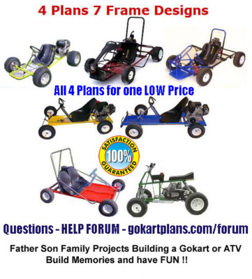Gokart Plans - Offroad ATV Quad Bike 4 plans 7 designs. PDF file | eBay