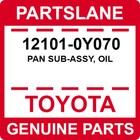 12101-0Y070 Toyota OEM Genuine PAN SUB-ASSY, OIL | eBay