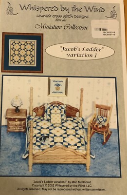 Whispered By The Wind Count Cross Stitch Chart “Jacob’s Ladder” Mini ...