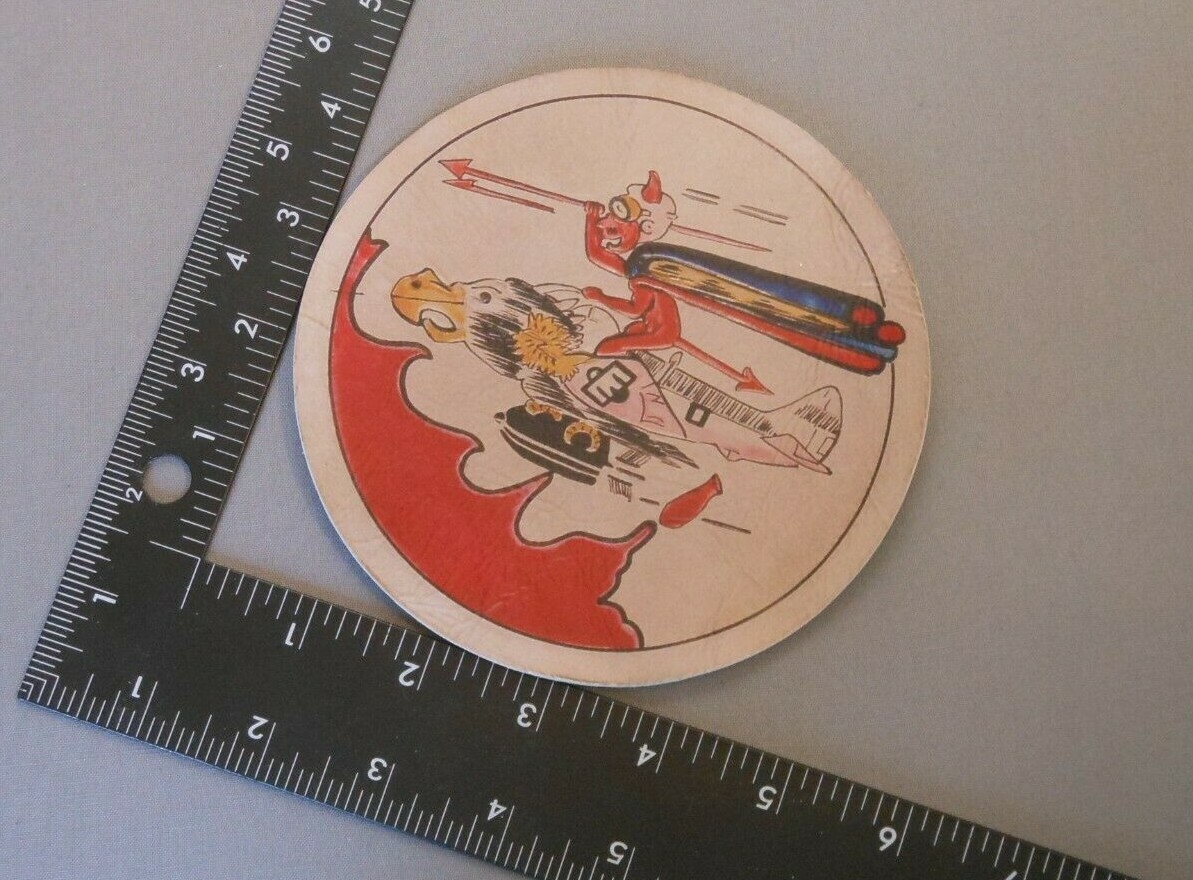 "REAL SERIES" ON LAMBSKIN / WW2 365th Fighter Group Patch "Hellhawks ...
