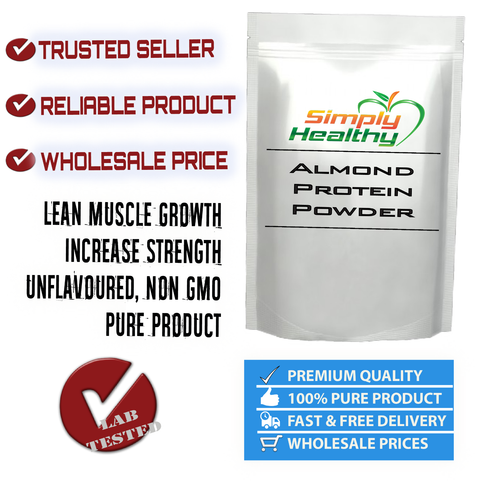 Almond Protein Powder 2kg, Unflavoured, Vegan Friendly, High Quality ...