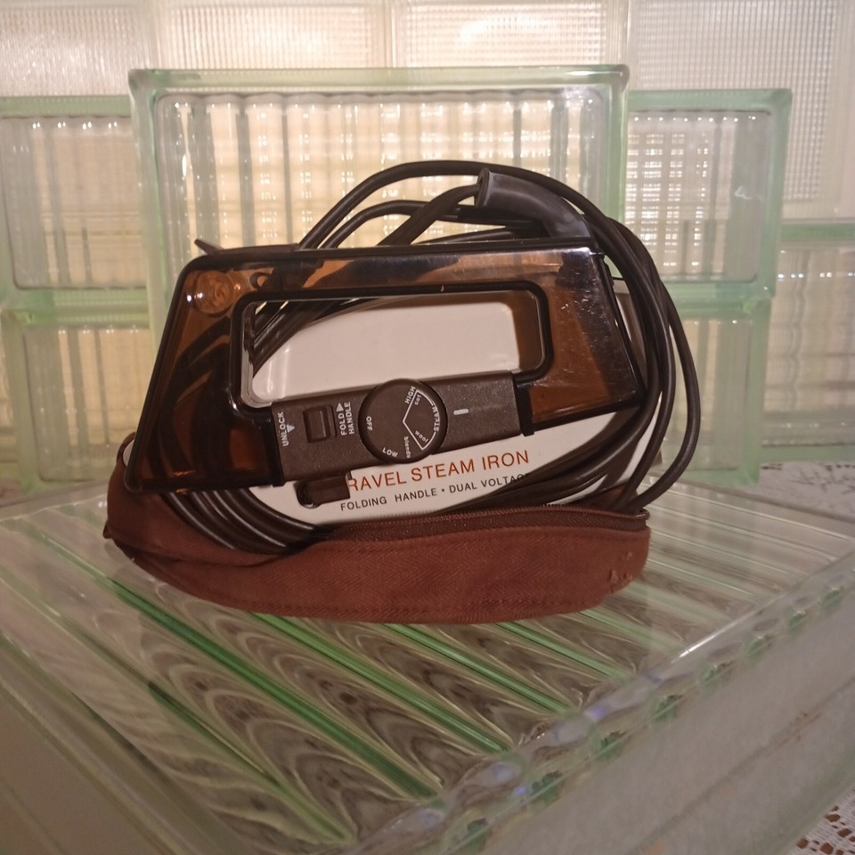 GE Travel Steam Iron Model S1F50 Folding Handle Zippered Pouch | eBay