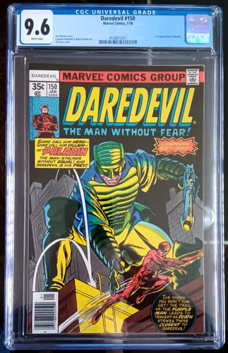 Daredevil #150 CGC 9.6 (1978) 1st App Paladin Marvel Comics Bronze Age ...