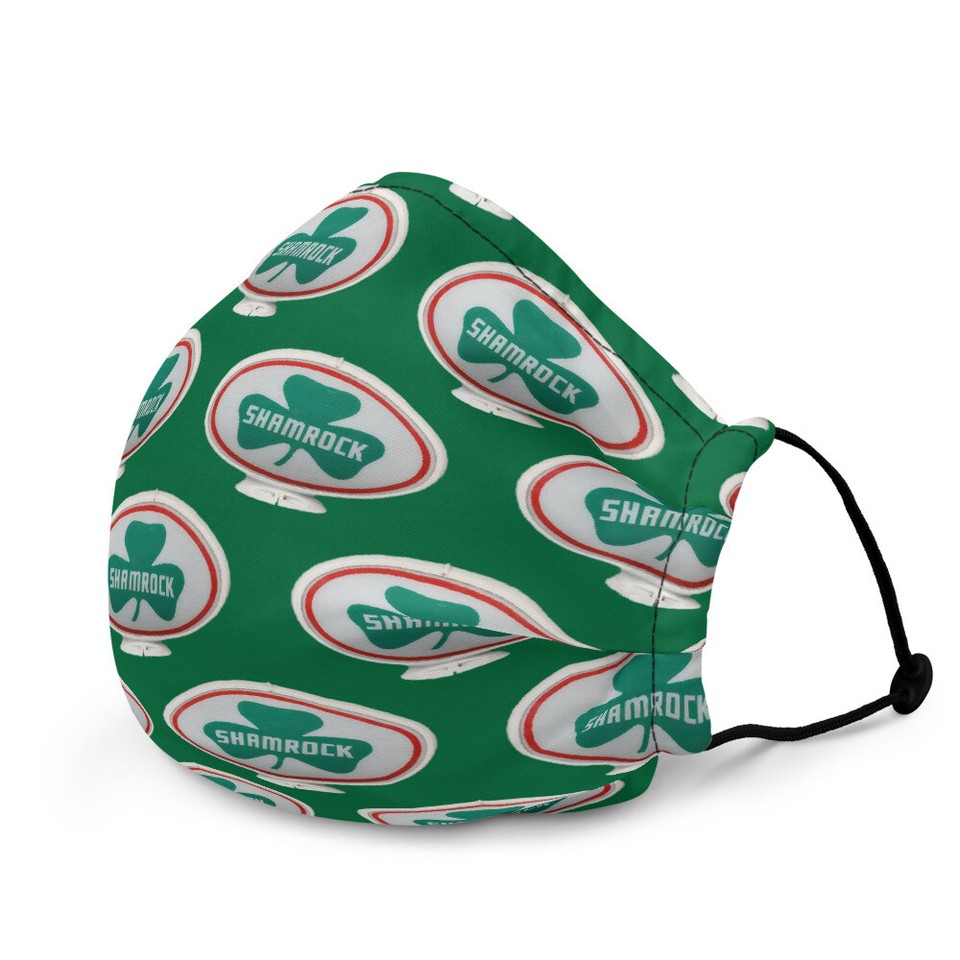 Shamrock Gasoline Pump Globe Premium face mask | eBay