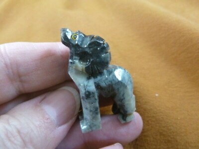 Y-RAM-2) gray white BIGHORN SHEEP RAM carving stone gemstone SOAPSTONE ...