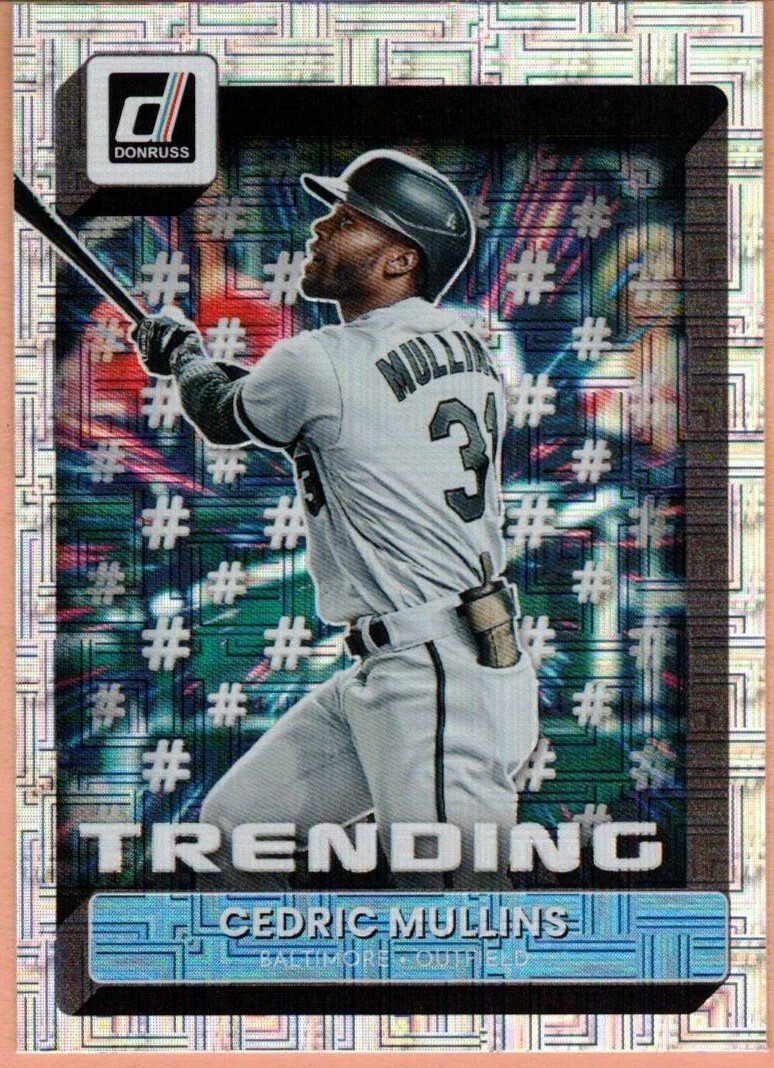 Cedric Mullins 2022 Donruss Trending Vector | eBay