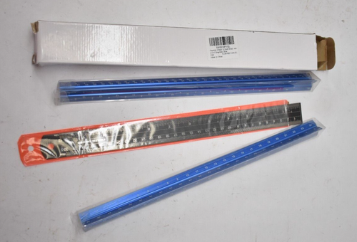 Own My 3 Pack 12" Solid Aluminum Triangular Architect Scale Ruler Set ...