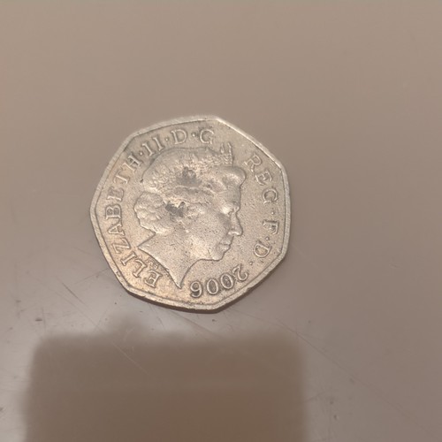 Very Rare 2006 Fifty Pence 50p Commemorative World War II Coin wounded ...