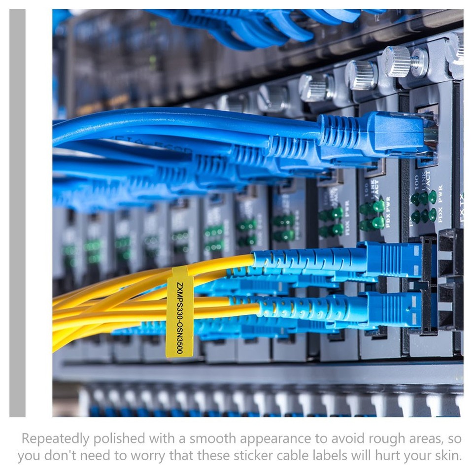 20 Sheets Convenient Cable Labels Stickers Organizer Managing Cord ...