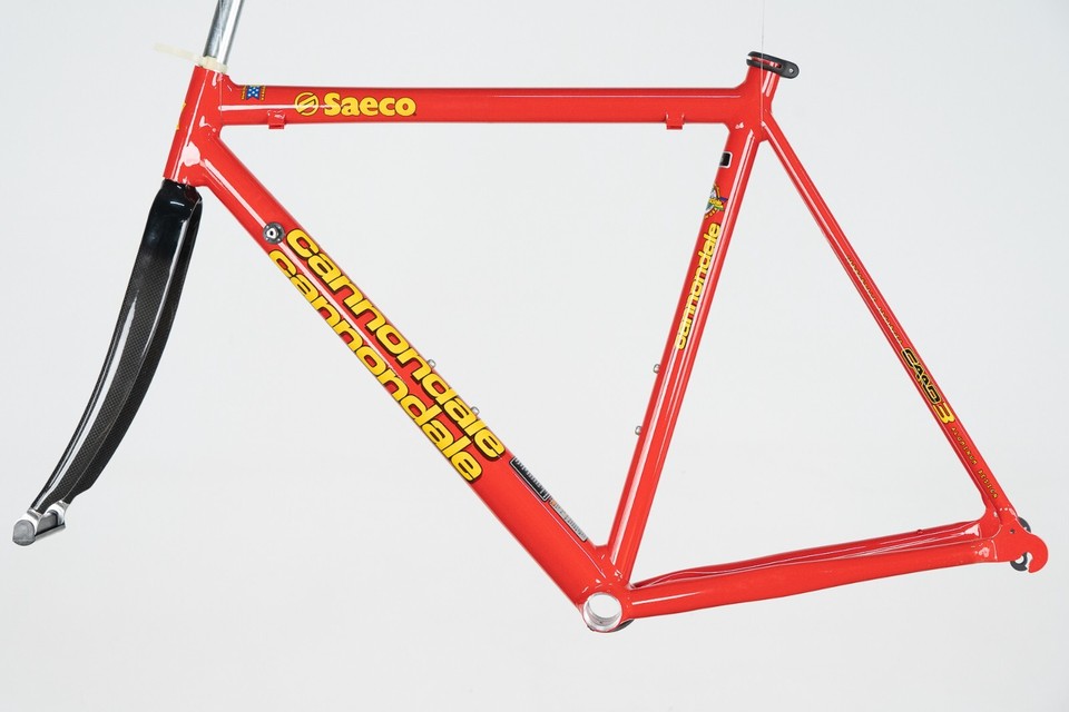 NOS CANNONDALE SAECO CAAD3 CAAD 3 ALUMINIUM FRAME VINTAGE ROAD RACING ...
