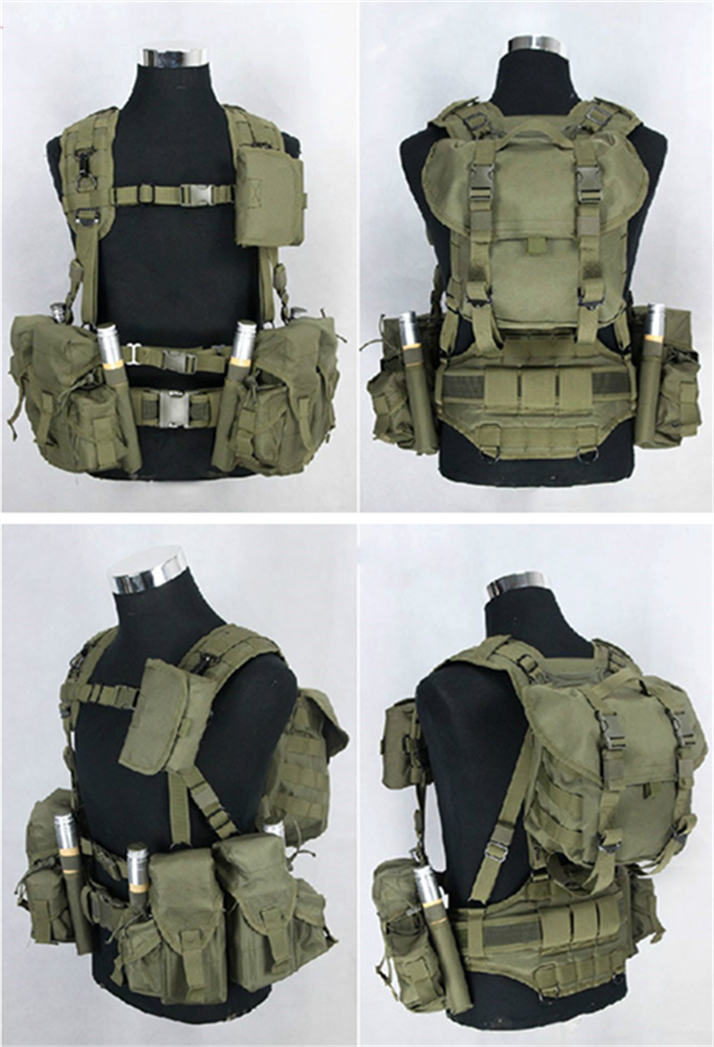 Russia Smersh Tactical Combat Chest Gear Vest Rainbow 6 Chest Rigs AK ...