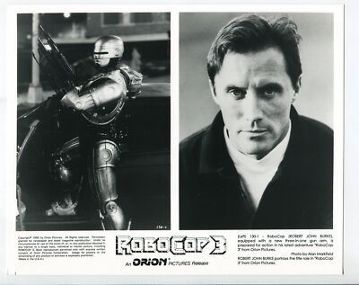 RoboCop 3-Robert John Burke-Promo-B&W-Still-Action-Sci-Fi-NM | eBay