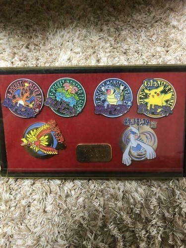 2000 Pokemon Center Limited Millennium Badge Pins Charizard Blastoise ...