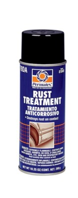 Permatex Clear Polymer Rust Treatment Primer Destroys Rust On Contact ...