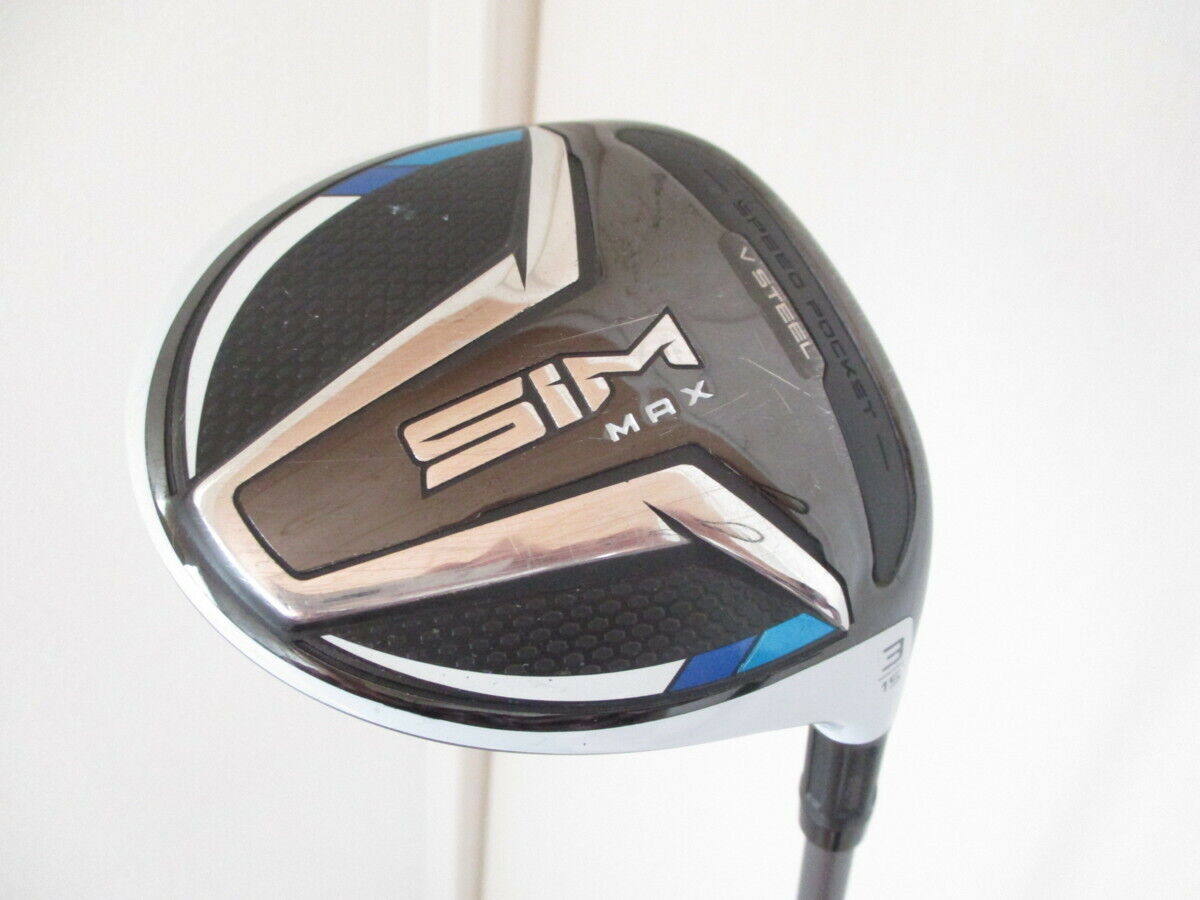 Golf Fairway Wood TaylorMade SiM Max Tour AD XC-6 (S) 15 3W Golf Fairway Wood TaylorMade SiM Max Tour AD XC-6 (S) 15 3W