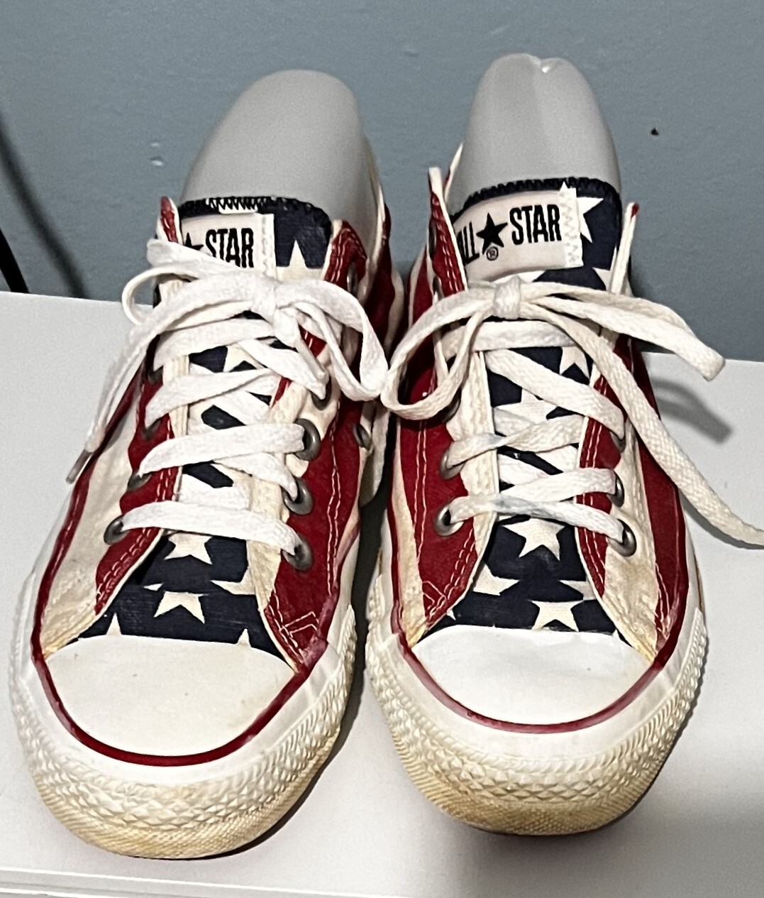 All Star Converse 1980s Low Top Americana Flag Stars … - Gem