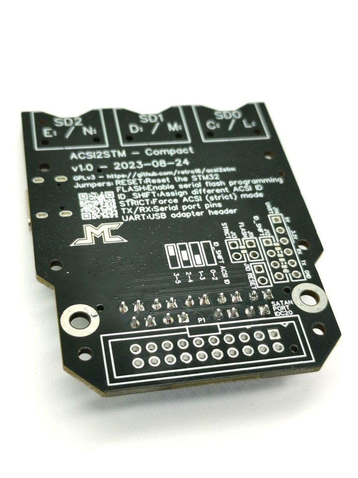 ACSI2STM COMPACT HARD DRIVE EMULATOR FOR ATARI ST STF STFM STE MEGA ST ...