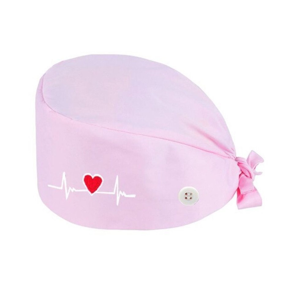 Cotton Doctor Work Hats Embroidered Lab Nursing Scrubs Cap Operating ...