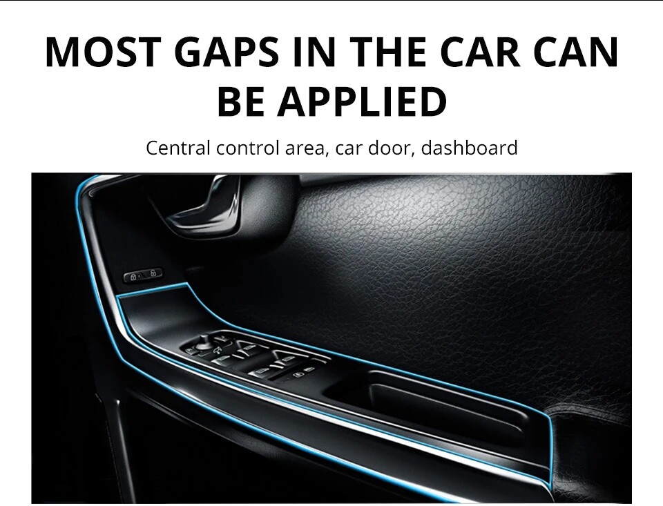 Car Interior Moulding Trim 3D Film Exterior Decoration Molding Strip ...