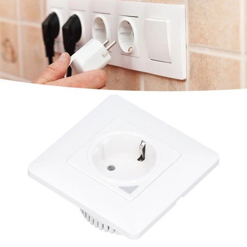 In Wall Smart Socket 2.4Ghz WiFi Phone Remote Voice Control PC Panel EU ...