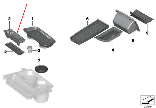 NEW BMW 3 GRAN TURISMO F34 AHSTRAY 51169232067 9232067 2015 ORIGINAL | eBay