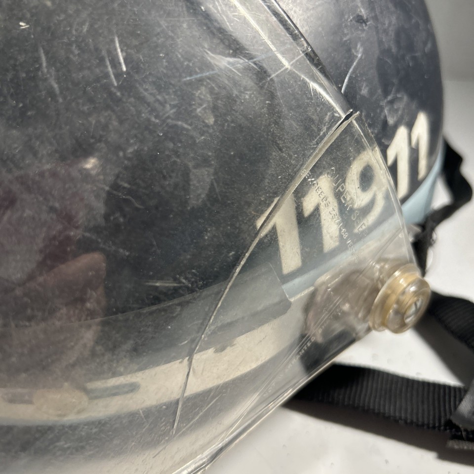 NYPD Riot Helmet And Shield - Genuine Used | eBay