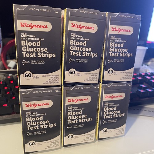 Walgreens Blood Glucose Test Strips True Metric 4 Boxes 240 Strips ...
