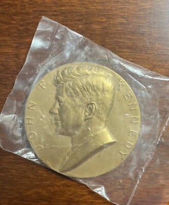 John F. Kennedy 1961 Inauguration Commemorative Coin 3 Inch Orig Sealed ...