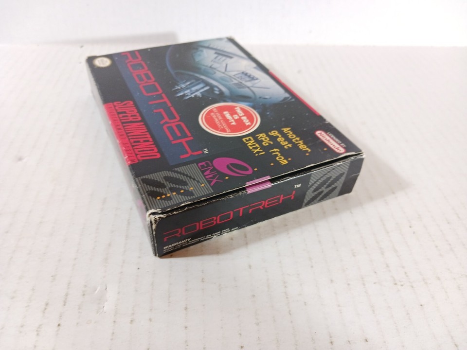 Robotrek Super Nintendo SNES Complete IN BOX CIB Tested Authentic Saves ...