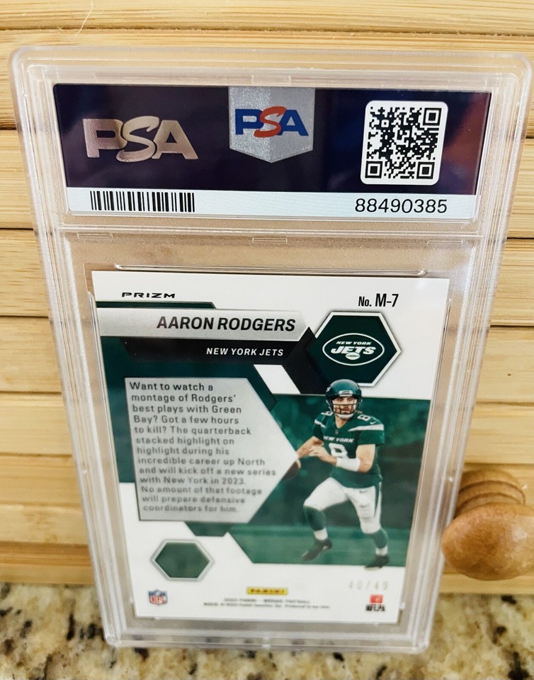 Aaron Rodgers 2023 Montage-Purple PSA 10 GEM MT | eBay