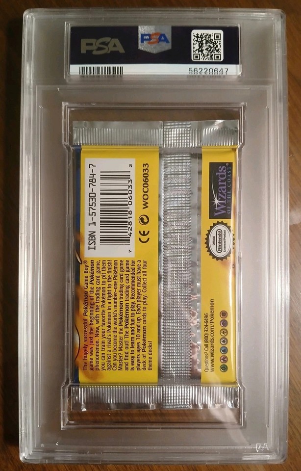 Pokemon 1st Edition Base Set Shadowless Charizard Booster Pack PSA 9 ...