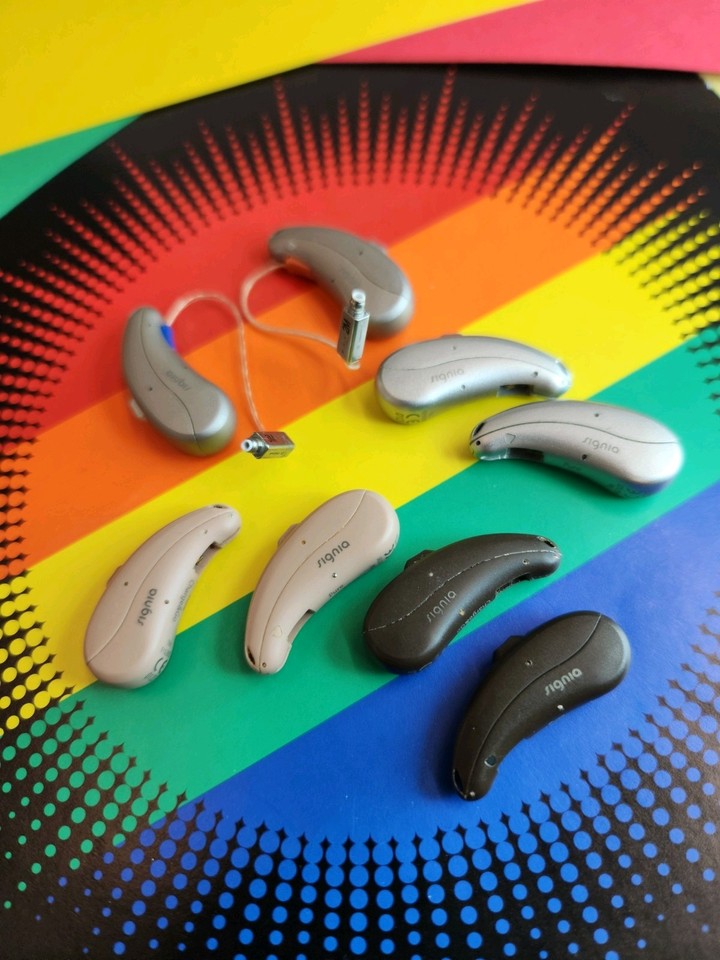 PAIR of Signia Pure Charge & Go 7NX RIC Hearing Aids with WARRANTY! | eBay