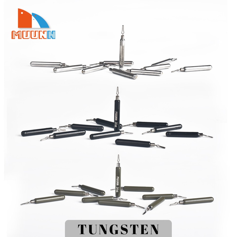 MUUNN 10pcs Skinny Tungsten Drop Shot Weights（Standard Eye） | eBay