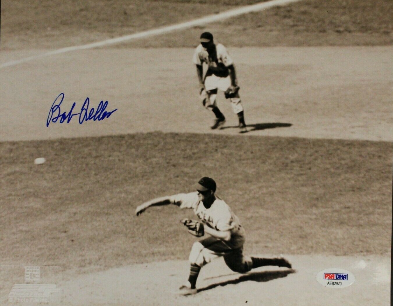 Bob Feller Autographed Memorabilia | Signed Photo, Jersey, Collectibles ...