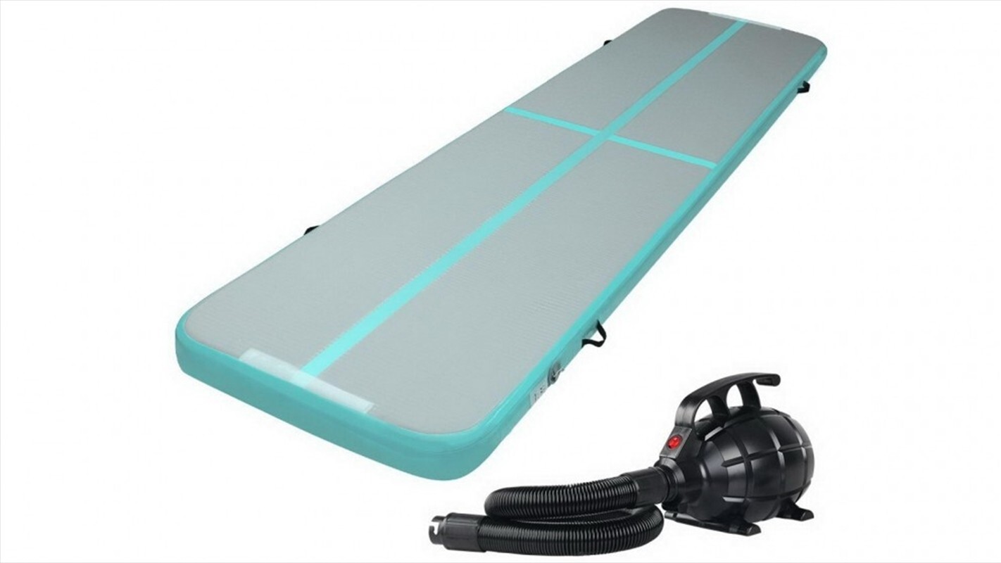 Everfit - 4 x 1m Air Track Mat With Pump - Green | eBay Australia
