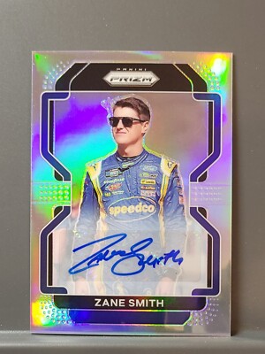 🏁2022 Panini Prizm ZANE SMITH Autograph nascar Card #46 FRONT ROW ...