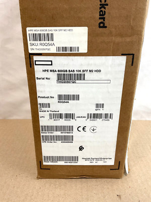 HPE 600GB SAS3 10000 rpm Hard Drive SFF Hot Swap MSA 1060 2060 R0Q54A ...