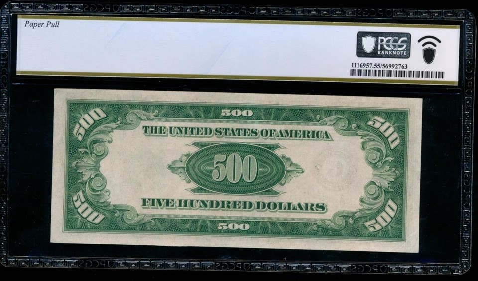 AC 1934A $500 FIVE HUNDRED DOLLAR BILL Chicago PCGS 55 details | eBay
