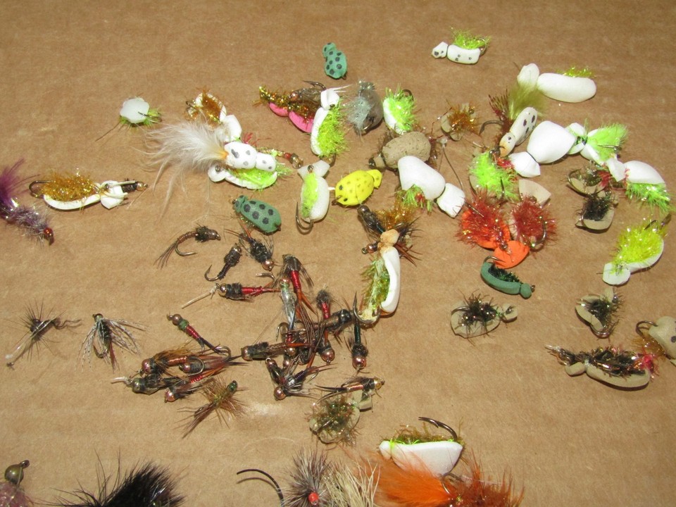 lot 90 Fly Fishing Flies Lures | eBay