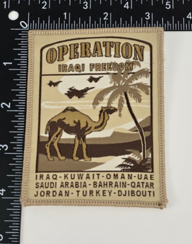 Operation Iraqi Freedom Patch Tan Embroidered | eBay