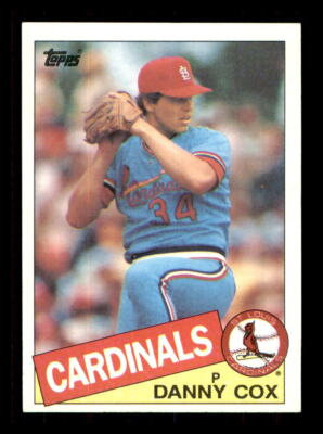1985 Baseball 1985 Topps Danny Cox St. Louis Cardinals #499 1 | eBay