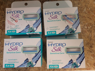 Schick Hydro Silk Sensitive Care Hypoallergenic Serum Razor 16 Refills ...