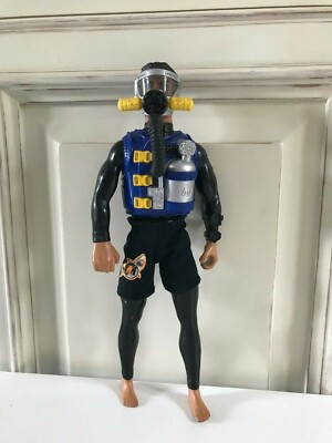 👿 Action Man Figurine Sub Aqua Scuba Extrême Mission Année 1998 Hasbro ...