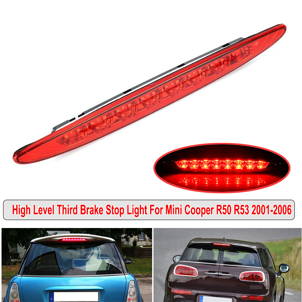 For 2002-2006 Mini Cooper R50 R53 Red Lens Rear 3rd Third Brake Stop ...