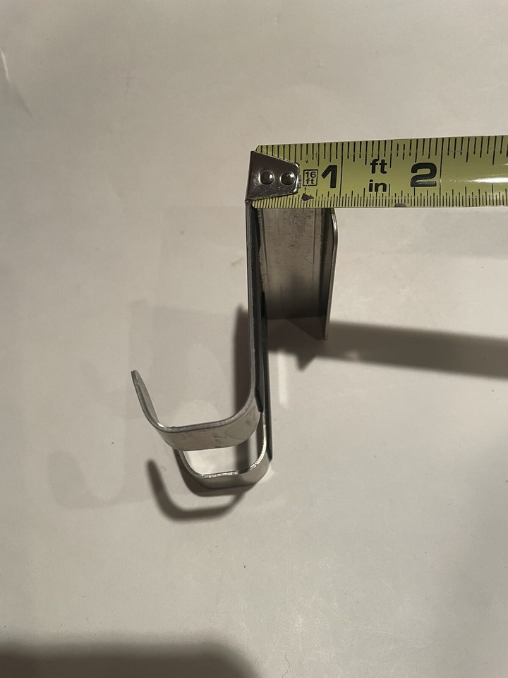 Brushed Aluminum Rigid Razor Storage/Utility Hook - Shower Bath | eBay