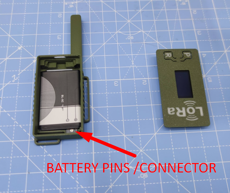 Rugged Case for HELTEC ESP32 LoRa (V3) with Nokia BL-5C LiPO Battery ...