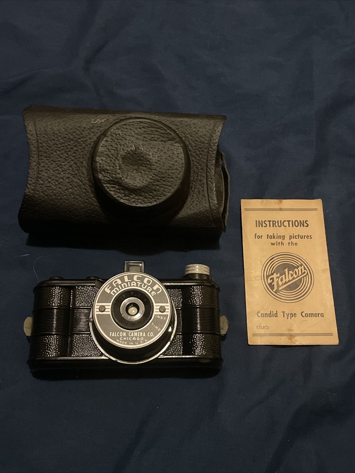 Falcon Miniature Film Camera Vintage Bakelite 127 Beauty! W ...